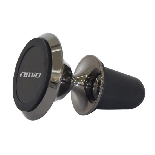 Drzac za mobilni telefon na ventilaciju, magnetni, rotirajuci – Amio 02361