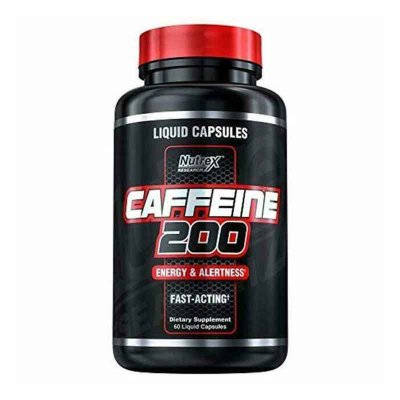 Caffeine 200, 60 liquid caps
