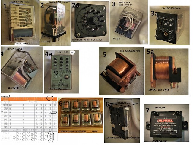 RELE 12 24 220 solid state reed PCB 2 5 10 A