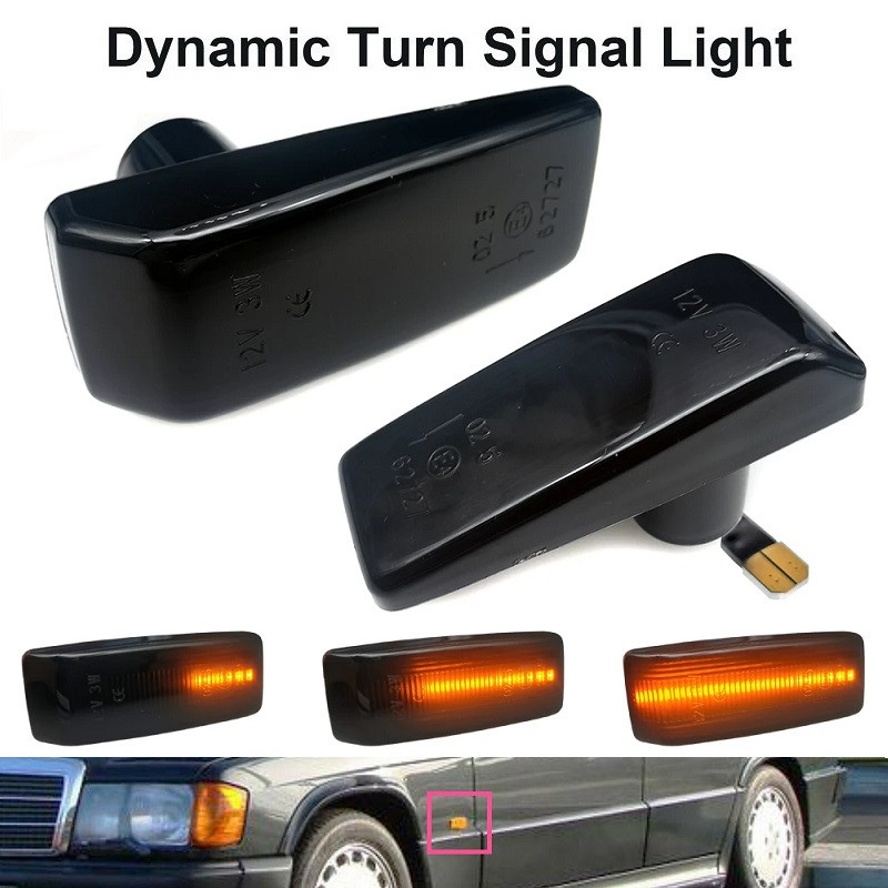 MERCEDES W124,W201,W202 LED DYNAMIC MIGABVCI U KRILU