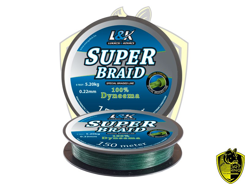 L&K SUPER BRAID 150m 025-17.50kg