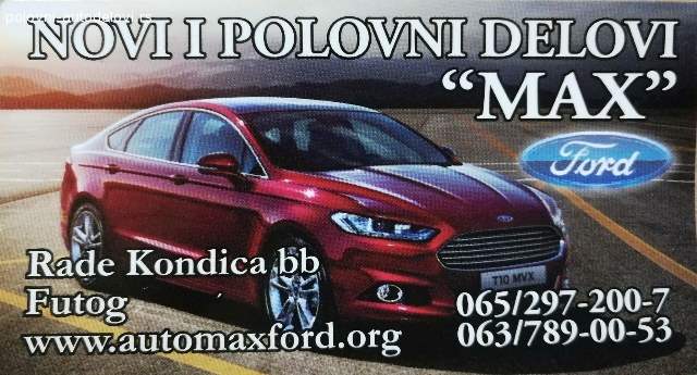 Polovni i novi delovi za Ford vozila