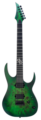 Solar Guitars S1.6HLB Lime Burst Matte