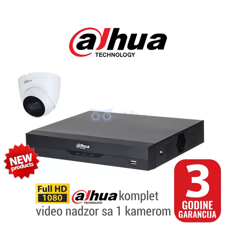 Dahua komplet video nadzor sa 1 FullHD kamerom