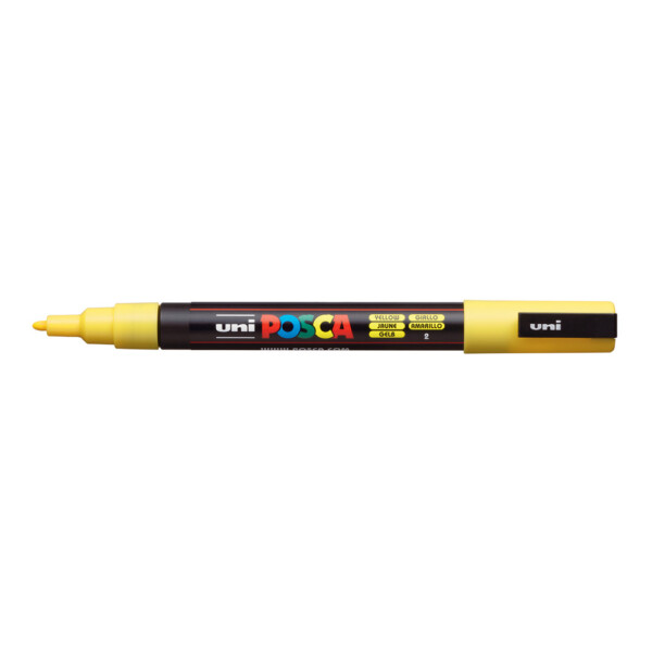 Uni POSCA Marker PC-3M, yellow