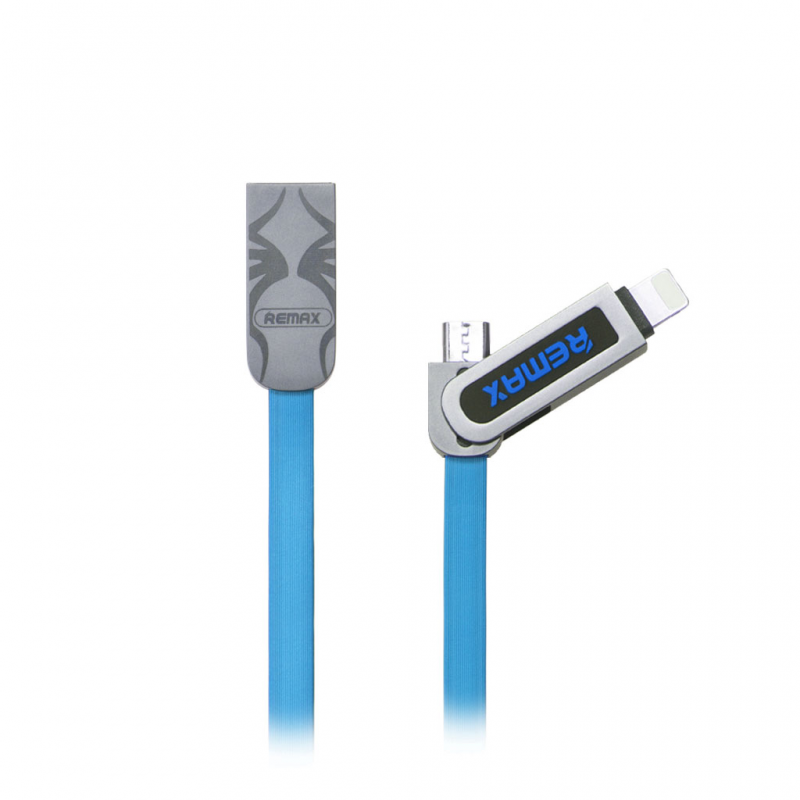 Data kabal Remax Armor RC-067t za iPhone 5/iPhone 6/6S/micro USB plavi