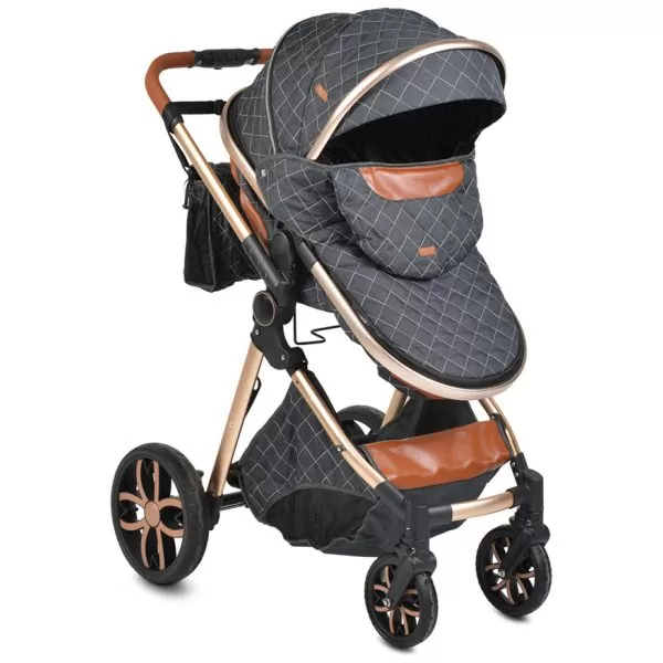 Cangaroo Kolica za bebe Alma Black (CAN5468)