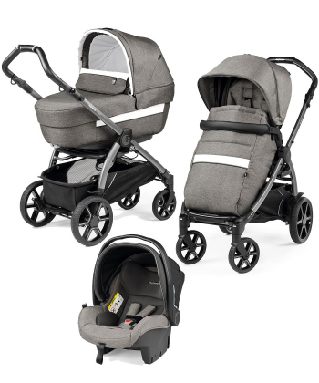 Peg Perego Book SL 51 modular kolica za bebe 3 u 1 City Grey