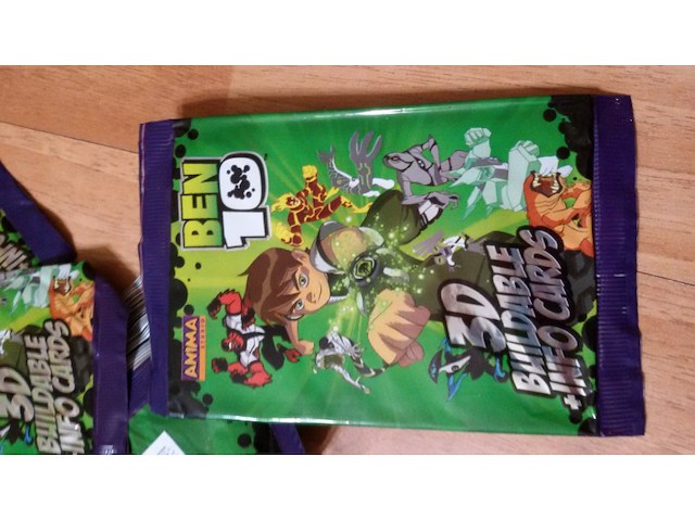 BEN 10 BUILDABLE INFO CARDS