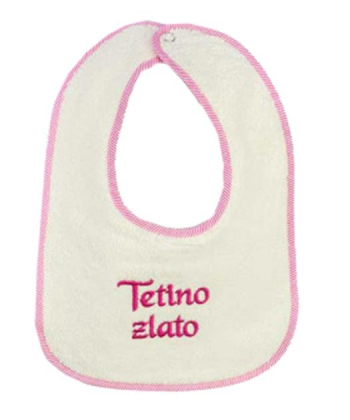 Deksi portikla za bebe Tetino zlato - Roze