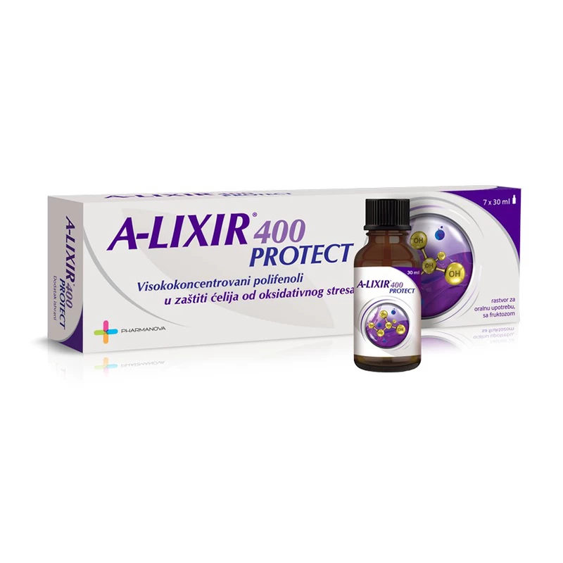 A-LIXIR 400 PROTECT bočice 7X30ml Pharmanova