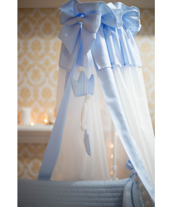 Textil baldahin za krevetac Lux Plava