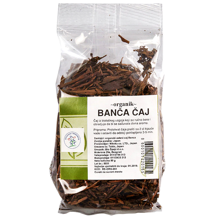 BANCHA ČAJ
ORGANSKI 50g