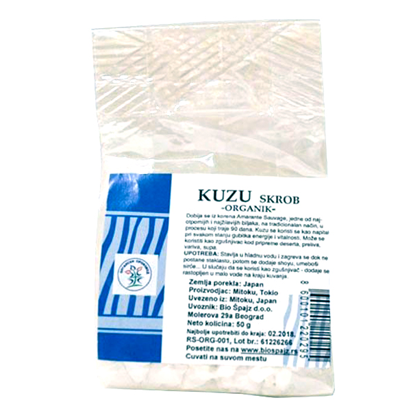 KUZU
ORGANSKI 50g