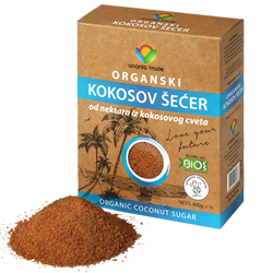 KOKOSOV ŠEĆER
ORGANSKI 400g