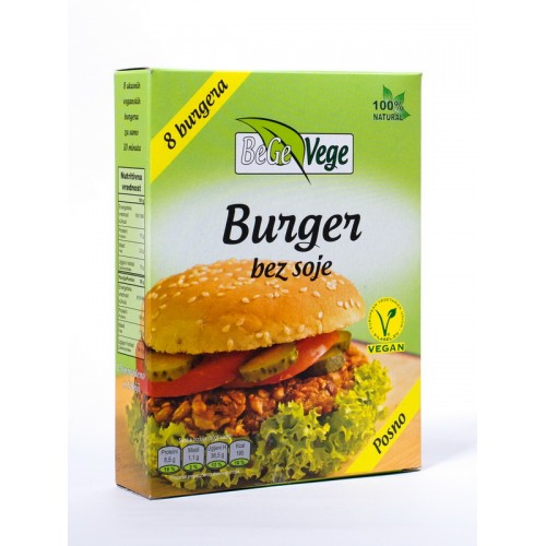 BURGER BEZ SOJE
BEGE VEGE 200g