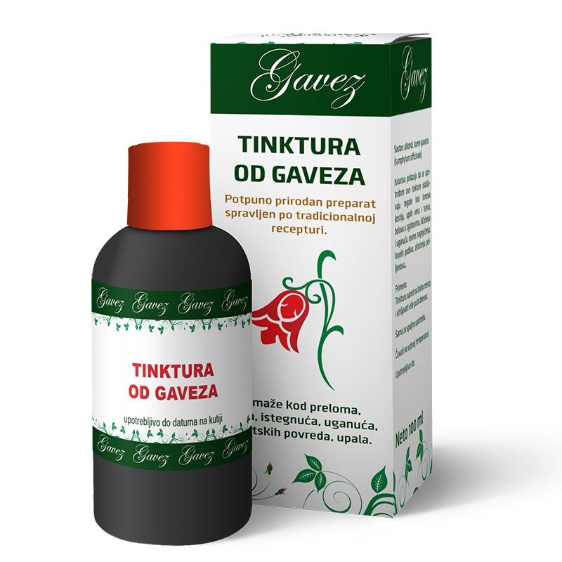 TINKTURA OD GAVEZA
ZA POVREDE 100ml