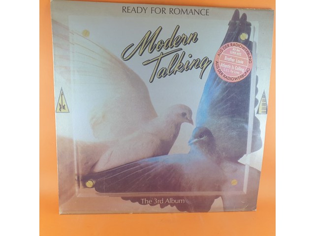 Modern Talking ‎– Ready For Romance - The 3rd Album,LP