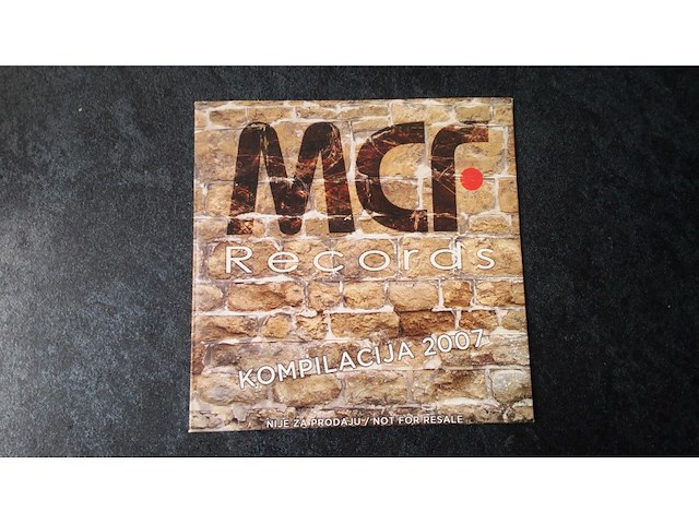 цд разни извођачи - mcf records компилација 2007