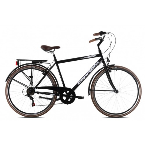 City bike Citysix man 28" crni