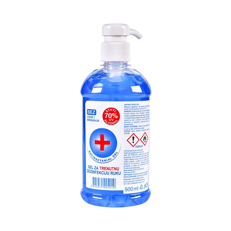 GEL ANTIBACTERIAL ZA TRENUTNU DEZINFEK.RUKU 500