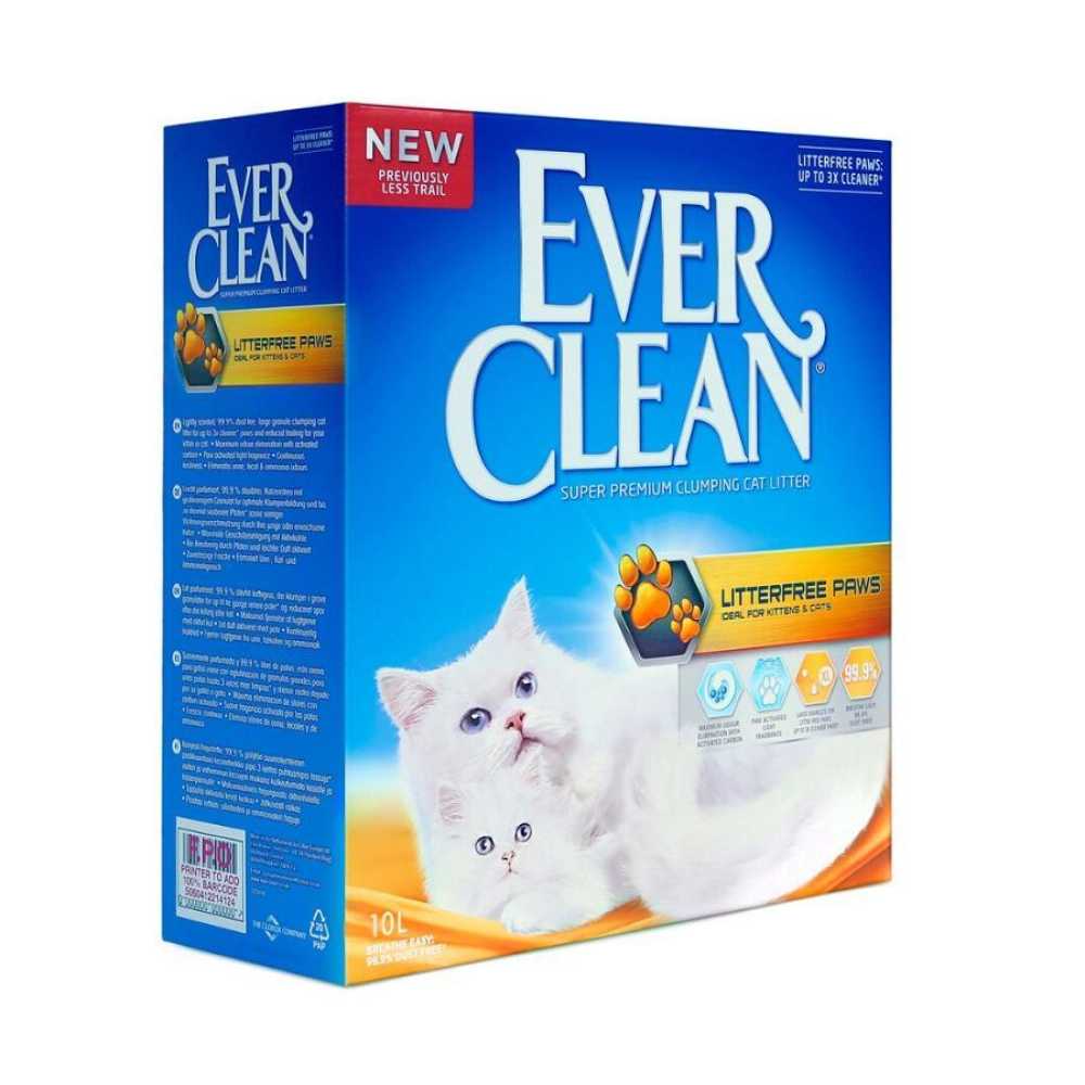 EVER CLEAN posip za mačke LitterFree Paws - grudvajući 10L