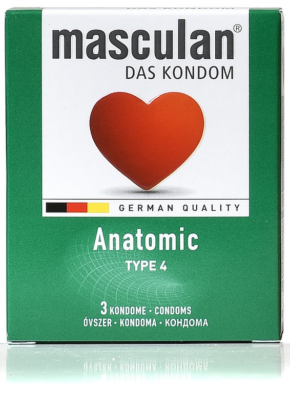 Masculan Anatomic anatomski kondomi pakovanje od 3 kondoma 41730 / 3204
