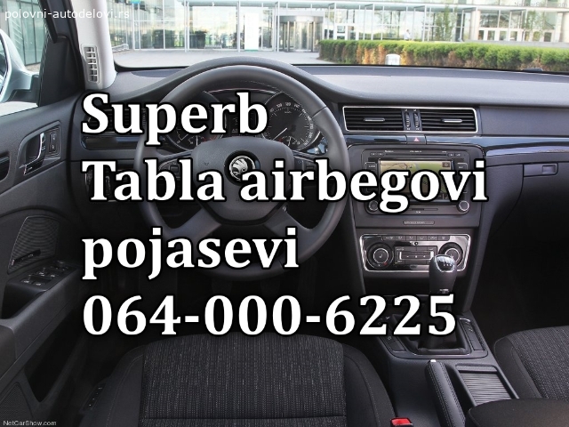 Škoda superb 2016 god.airbag-pojas-tabla