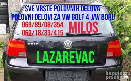 Polovni delovi za Golf 4