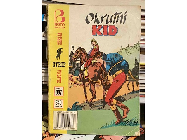 zlatna serija 887 - Okrutni Kid - mark