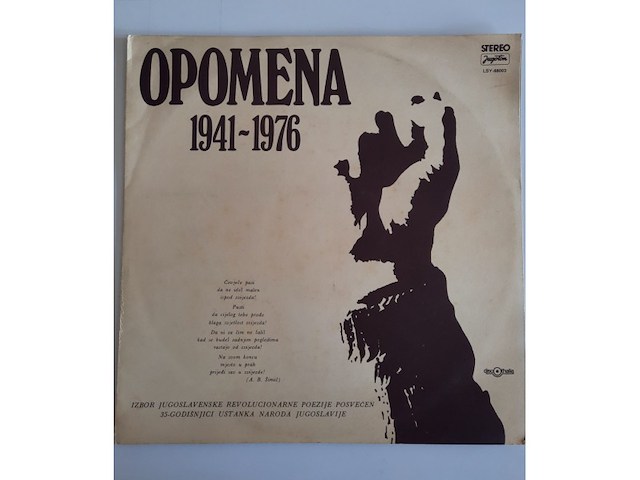 LP OPOMENA 1941 -1976