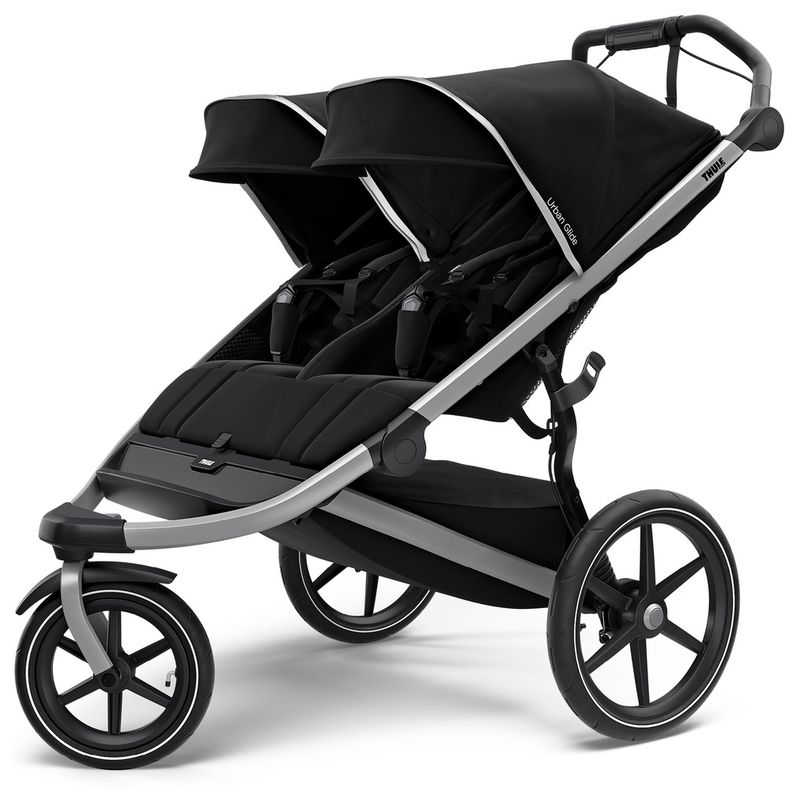 THULE Urban Glide double dečija kolica za blizance - Black