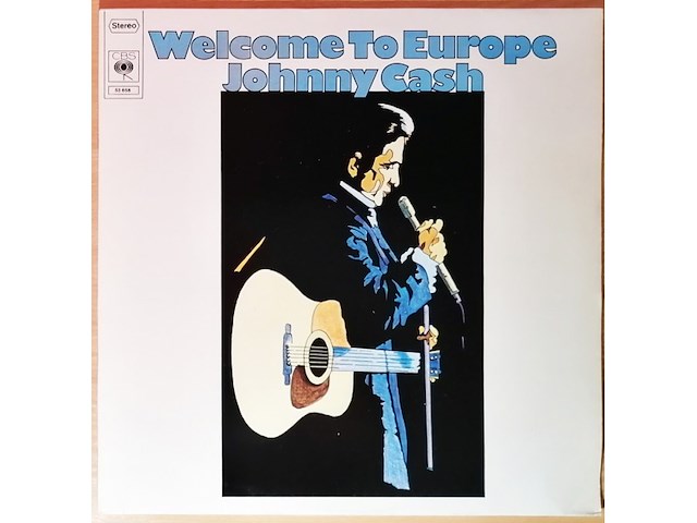 LP JOHNNY CASH - Welcome To Europe (1975) Germany, NOVA