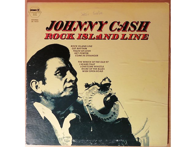 LP JOHNNY CASH - Rock Island Line (1971) USA, NM