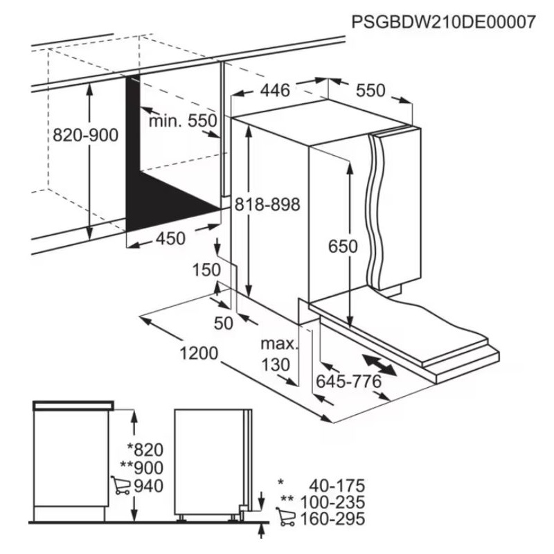 AEG ugradna sudomašina FSE62417P