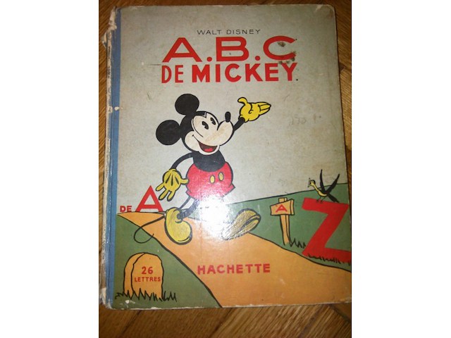 A.B.C de Mickey- 1936-MIKIJEV BUKVAR-DIZNI