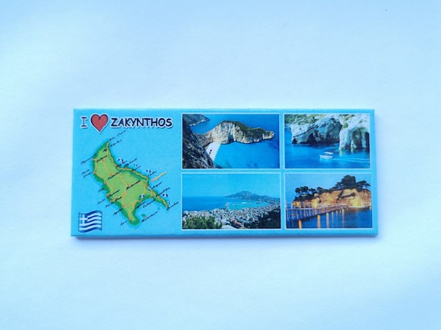 Magnet - I love Zakynthos