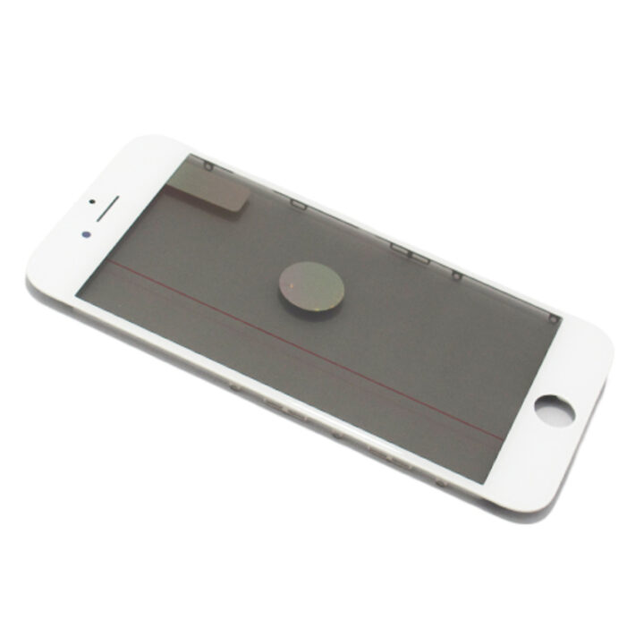 Staklo Touch Screen-A Za Iphone 8/Iphone SE 2020 Sa Frejmom + Oca I Polaroid White ORG