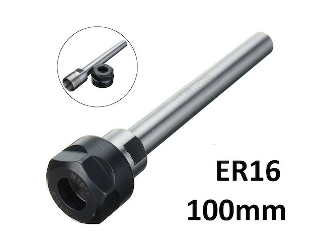Nosac steznih caura ER16 - 100mm duzine - 12mm precnik