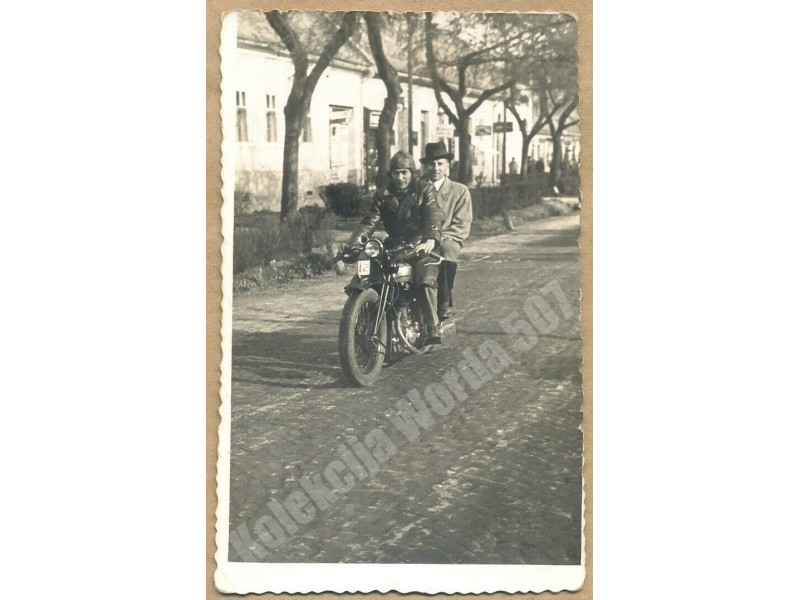 Motociklista,Motor-8 Dunavska Banovina,Sombor?1936.