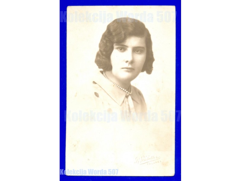 Žena,Devojka-Foto Atelje- B.Schlotter Bačka Palanka