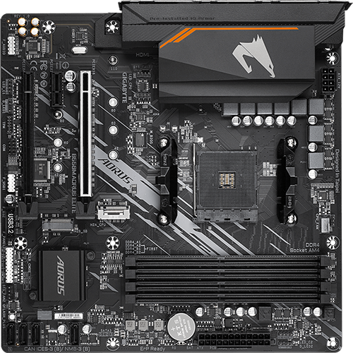 Gigabyte B550M AORUS ELITE Matična ploča AM4 Micro ATX