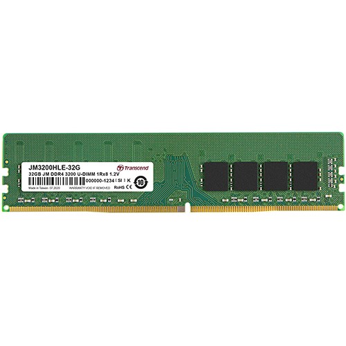Transcend 32GB JetRam DDR4 3200Mhz memorija | JM3200HLE-32G