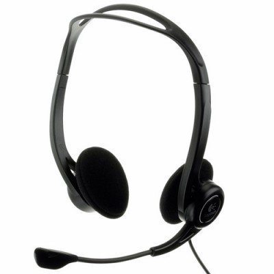 Logitech PC 960 stereo slušalice sa mikrofonom USB 2.4m kabl 100Hz-160kHz crna boja | 981-000100