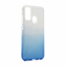 Futrola Double Crystal Dust za Huawei P smart 2020 plavo srebrna