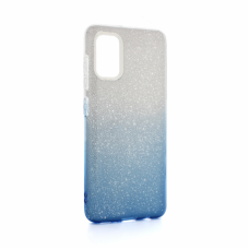 Futrola Double Crystal Dust za Samsung A415F Galaxy A41 plavo srebrna