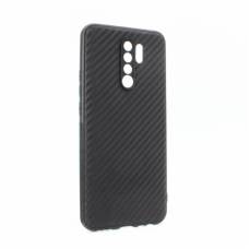 Futrola Carbon fiber za Xiaomi Redmi 9 crna