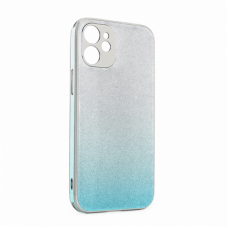 Futrola Glass Glitter za iPhone 12 Mini 5.4 plava