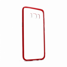 Futrola Clear Cover za Samsung G950 S8 crvena