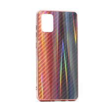 Futrola Carbon glass za Samsung A715F Galaxy A71 narandzasta